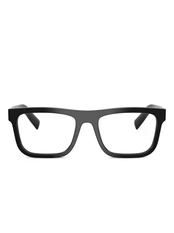 Prada Square Frame Glasses - Black