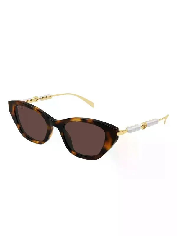 Gucci Gg1968s Cat-eye Sunglasses - Brown