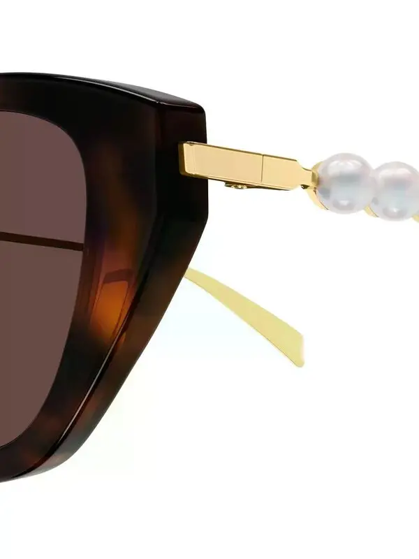 Gucci Gg1968s Cat-eye Sunglasses - Brown