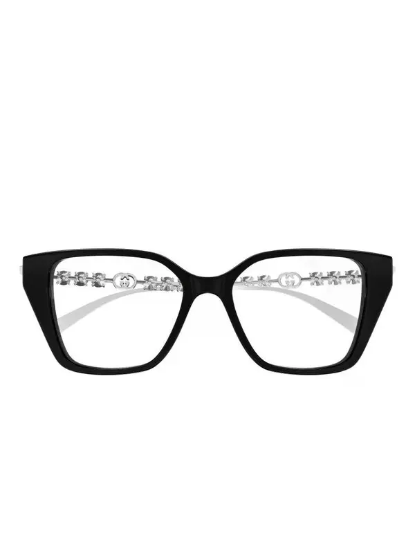 Gucci Embellished Eyeglasses - Black