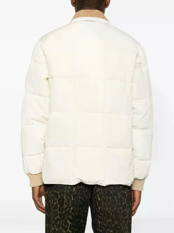 Drole De Monsieur Corduroy-trim Embroidered Jacket - White
