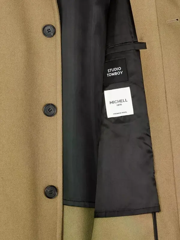 STUDIO TOMBOY Wool Single-breasted Coat