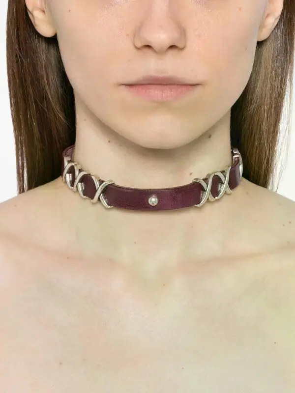 Our Legacy Choker Necklace - Purple