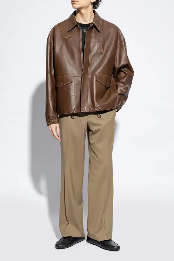 Fendi Leather Moccasins