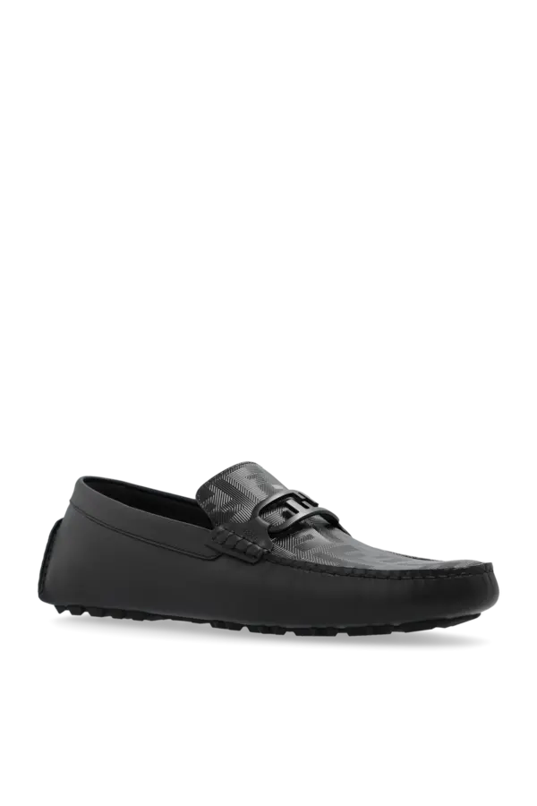 Fendi Leather Moccasins