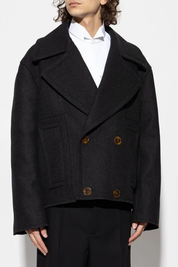 LANVIN Wool Double-breasted Coat