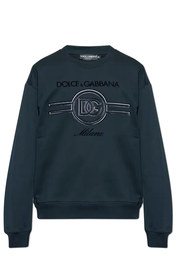Dolce & Gabbana Sweatshirt With Raised Logo