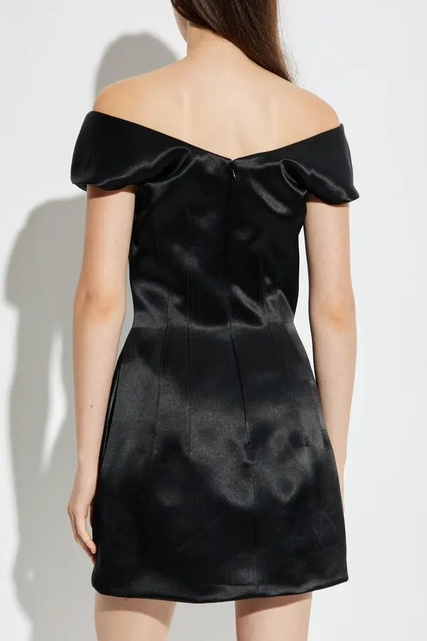 Alexander McQueen Short Satin Dress