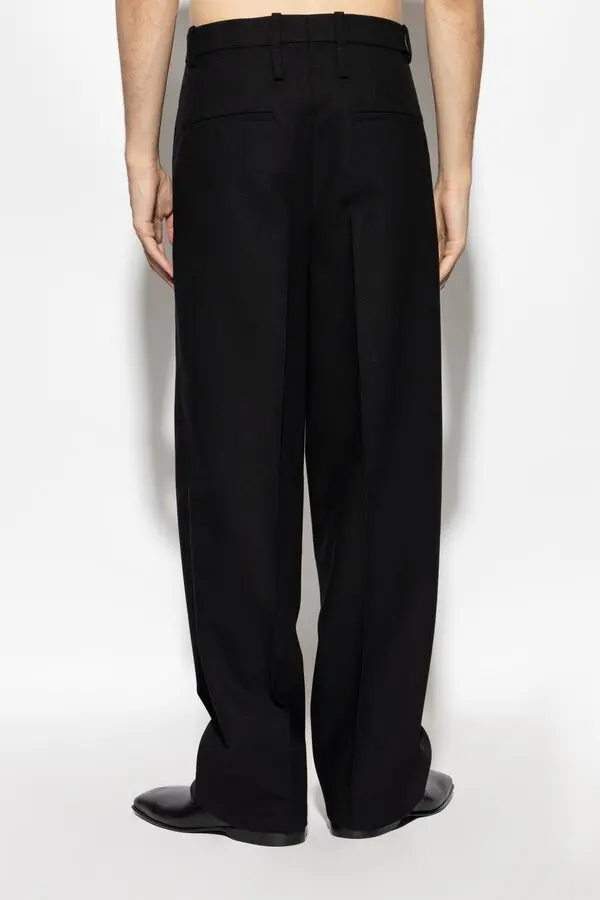 JIL SANDER Wool Pleated Trousers