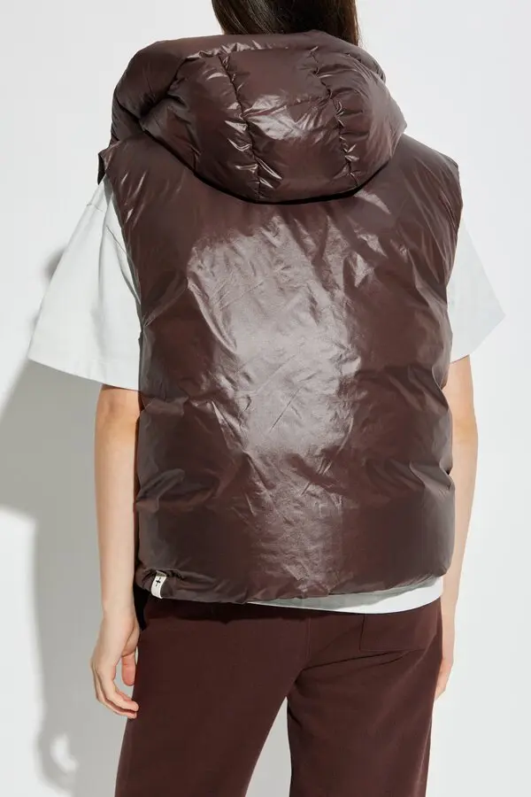 JIL SANDER Puffer Vest With Hood