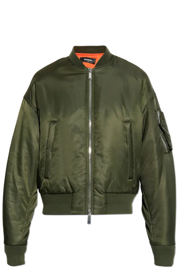 Dsquared2 Insulated Bomber Jacket - Green