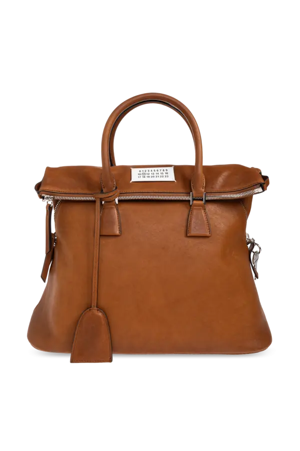 MAISON MARGIELA 5ac Medium Handbag - Brown