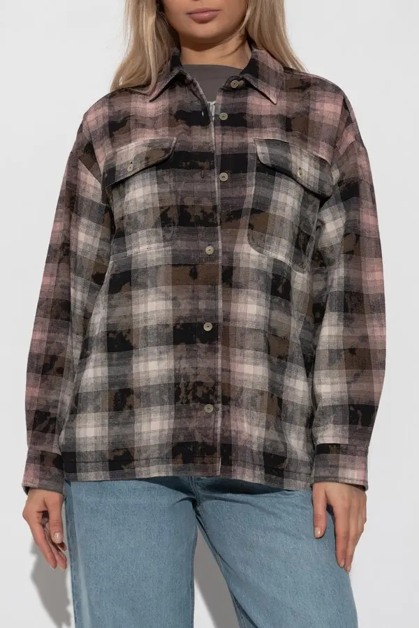 Palm Angels Checked Pattern Shirt - Multicolour