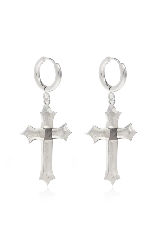 MISBHV Plated Brass Cross Earrings