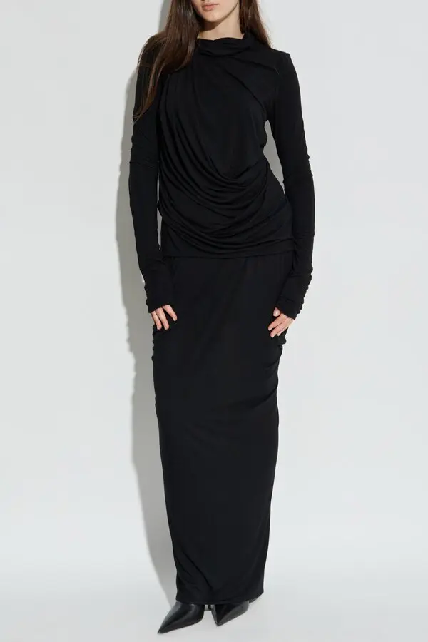 ENTIRE STUDIOS Maxi Length Draped Skirt