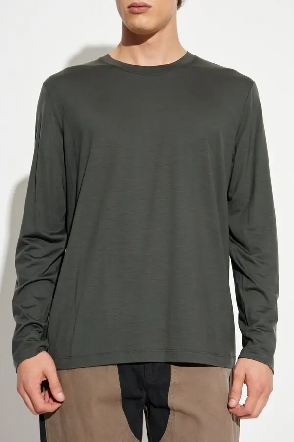 Sease Wool Long-sleeve T-shirt - Grey