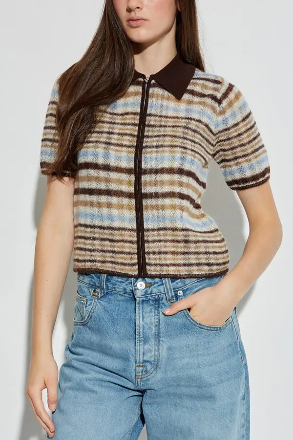 Rag & Bone Striped Knit Top