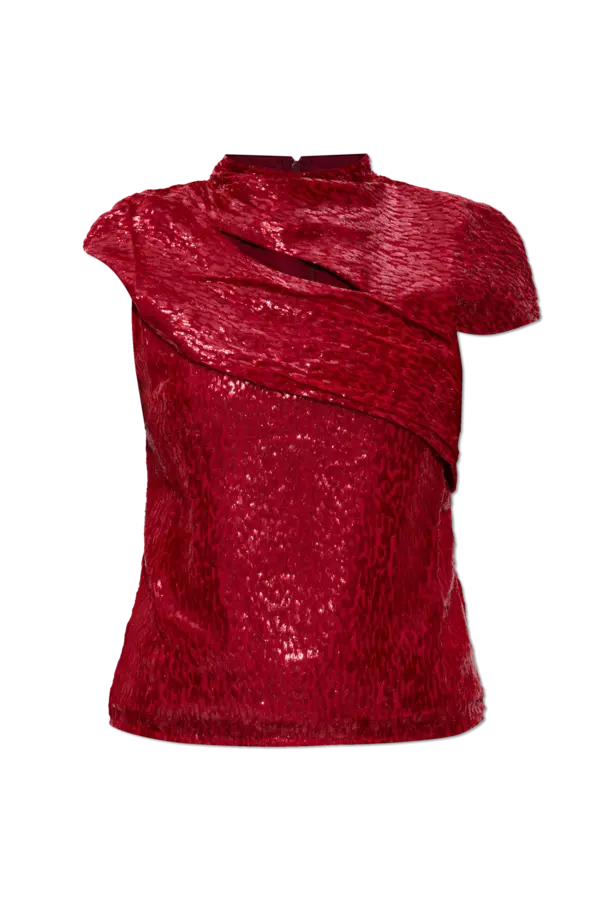 SELF-PORTRAIT Lurex Thread Top