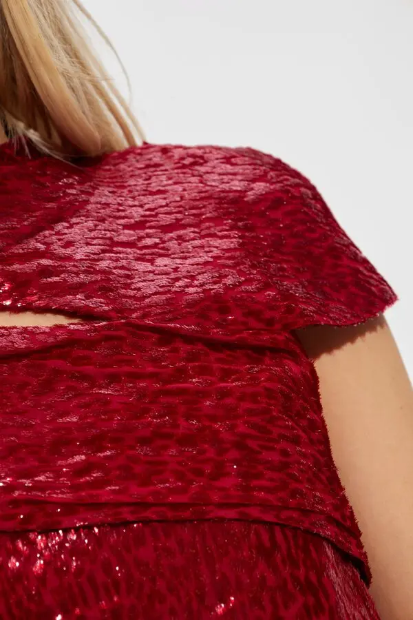 SELF-PORTRAIT Lurex Thread Top