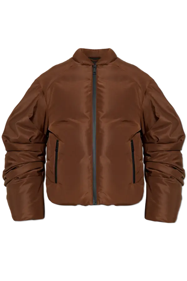 Khrisjoy Insulated Jacket With Ruched Sleeves