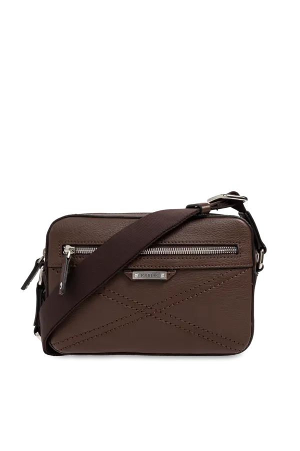 Iceberg Leather Shoulder Bag - Brown