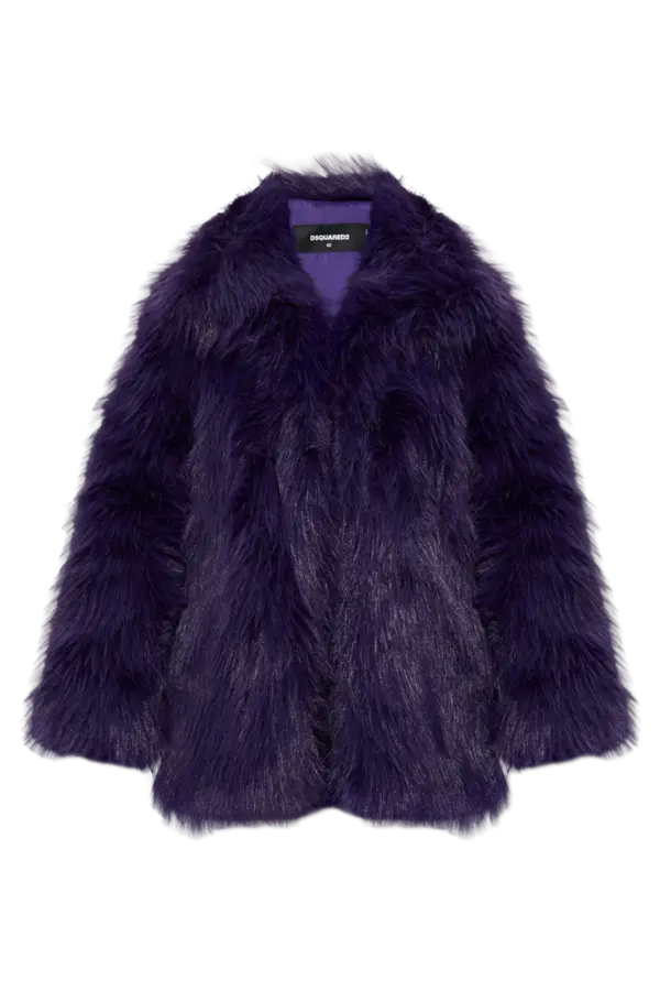Dsquared2 Faux Fur Overcoat