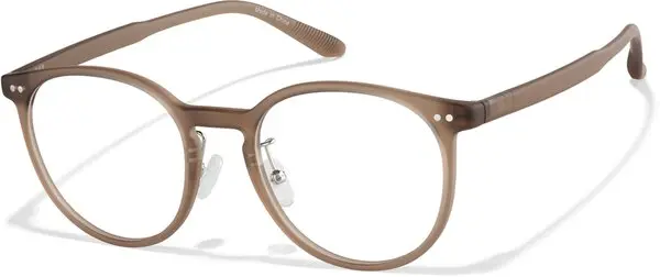 Zenni Round Full Rim Frame - Translucent Brown