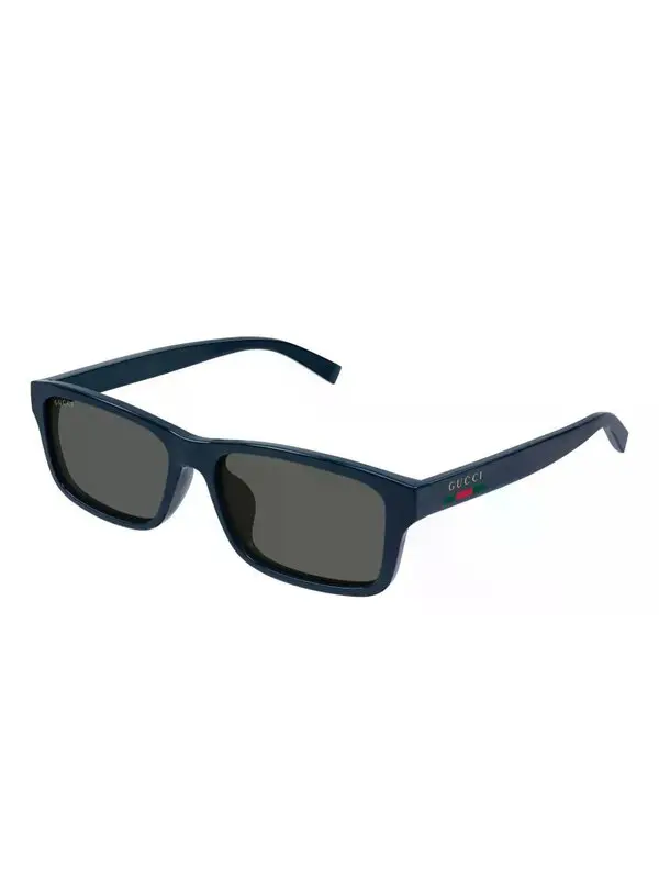 Gucci Gg1986sa Rectangle Sunglasses - Blue