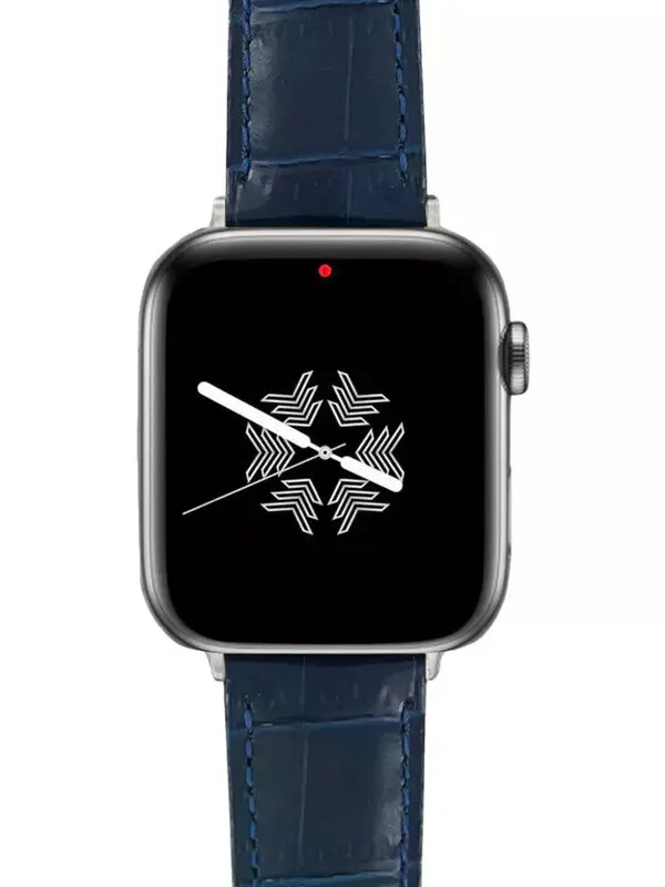 VELANTE Leather Apple Watch Strap - Blue