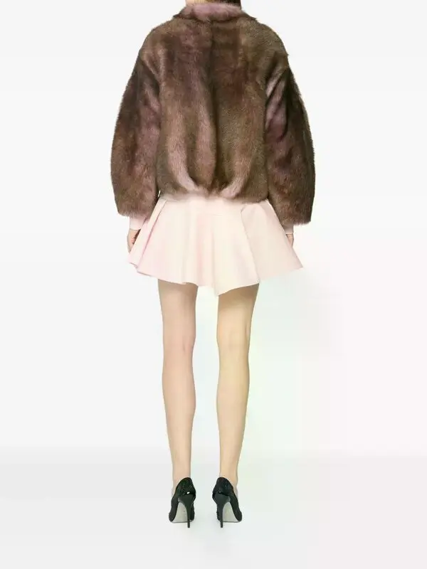 GENNY Shearling Cropped Jacket