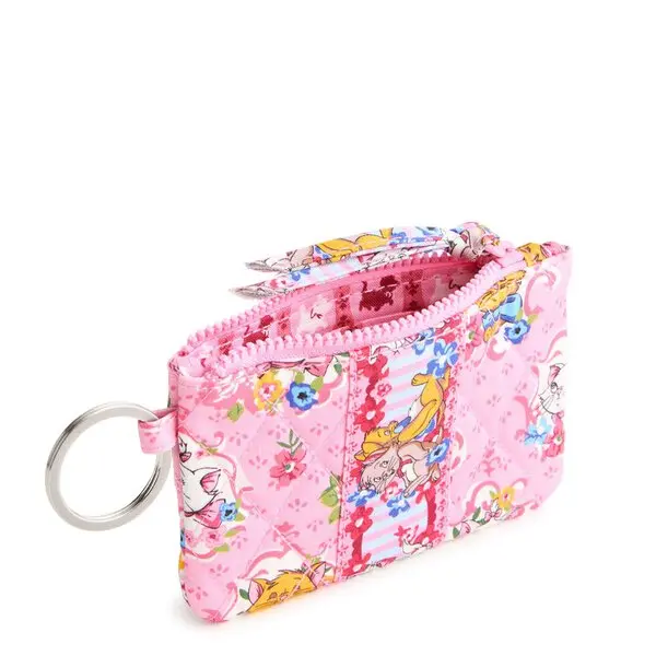 VERA BRADLEY Disney Zip Id Case In The Aristocats - Pink