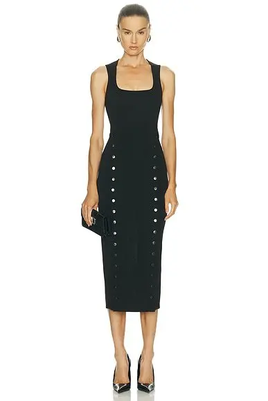 FLEUR DU MAL Scooped Neck Undo Me Dress