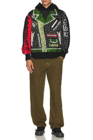 PLEASURES Rail Stripe Work Pants
