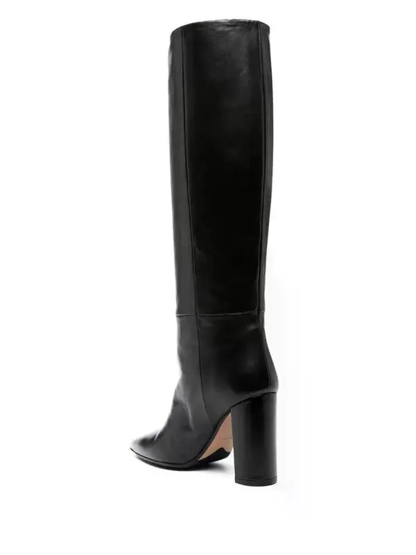 ANNA F. 95mm Leather Below-knee Boots