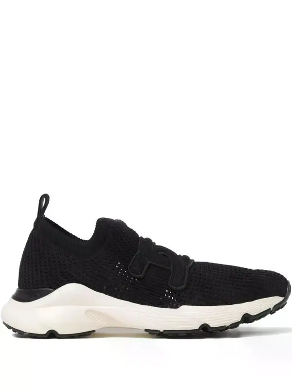TOD'S Chain Patch Sneakers - Black