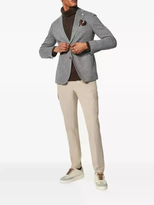 L.B.M. 1911 Single-breasted Jersey Jacket - Grey