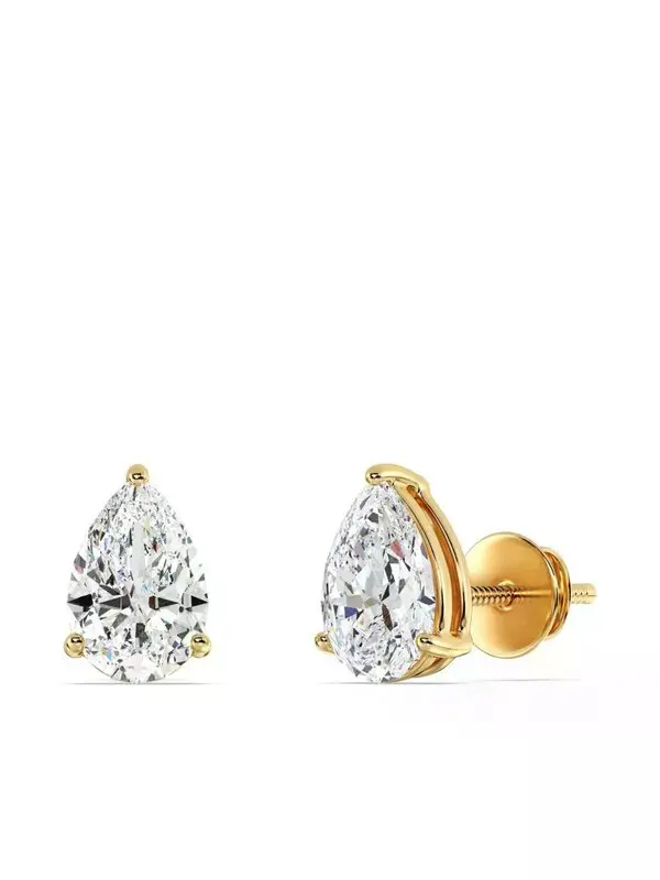 TILLA 14k Gold Diamond Stud Earrings