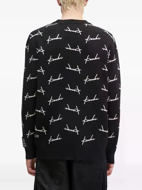 Ksubi Signature Pattern Crew Neck Sweater