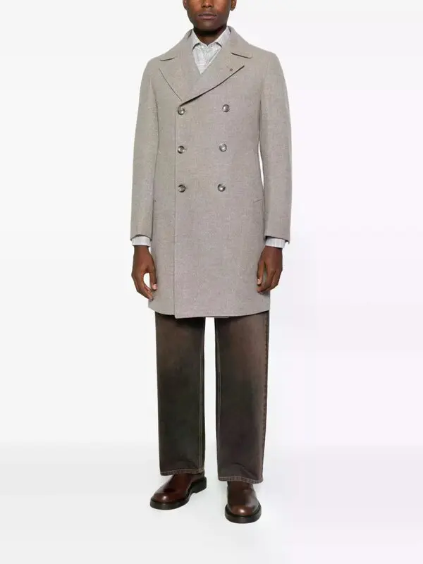 Tagliatore Double-breasted Wool Coat