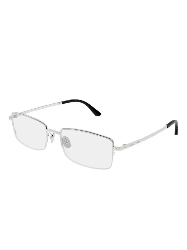 Cartier Rectangle-frame Glasses - Grey