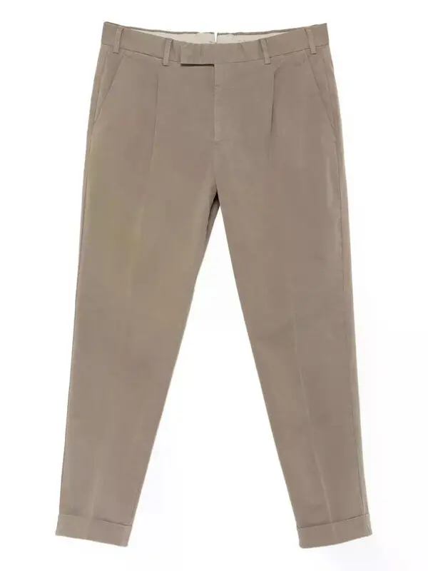PT TORINO Pleated Cuffed Trousers