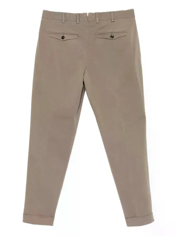 PT TORINO Pleated Cuffed Trousers