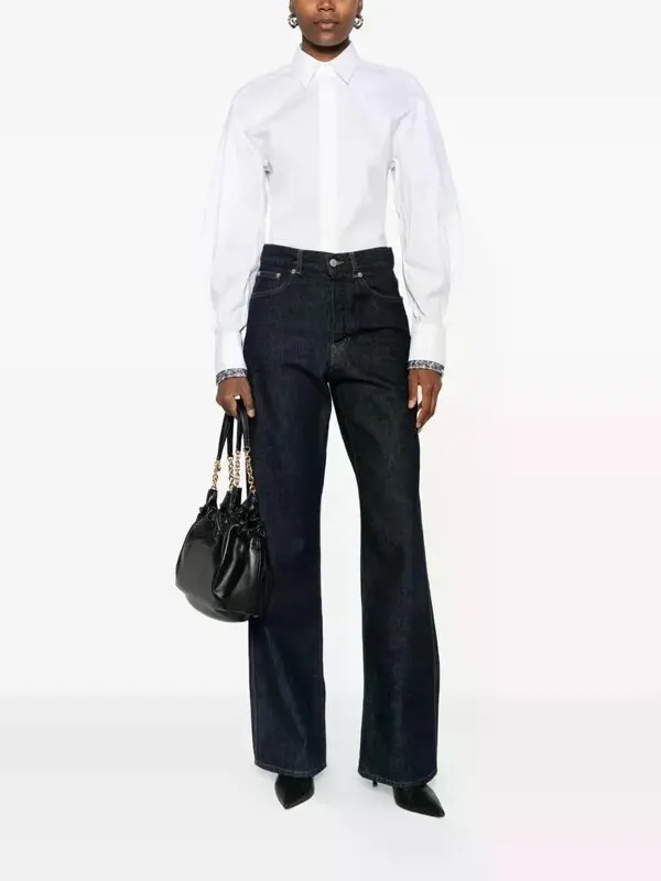 Brunello Cucinelli Point-collar Embellished Shirt