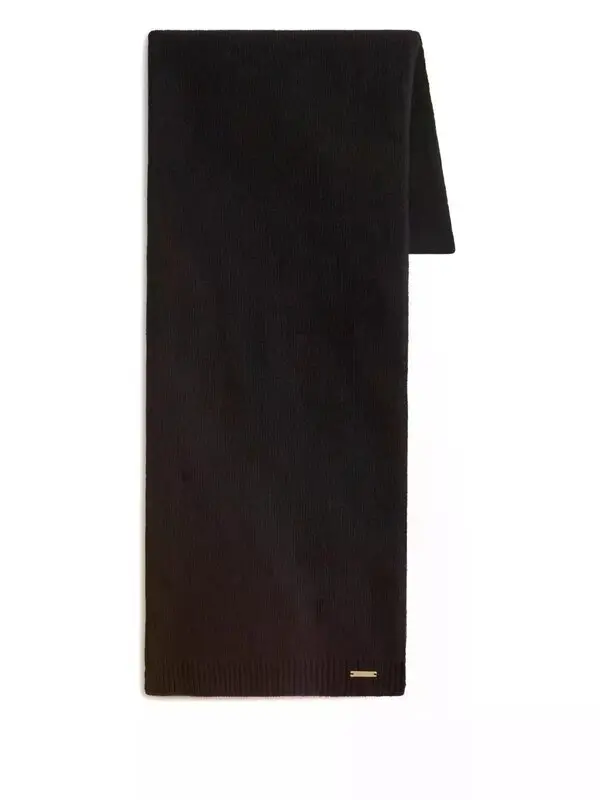 Woolrich Wool-blend Beanie And Scarf Set - Black