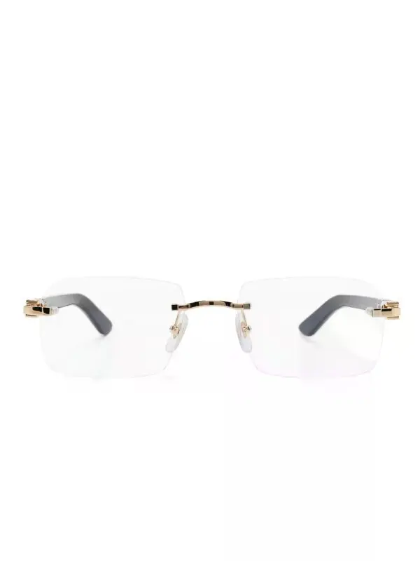 Cartier Elongated C Glasses - Gold