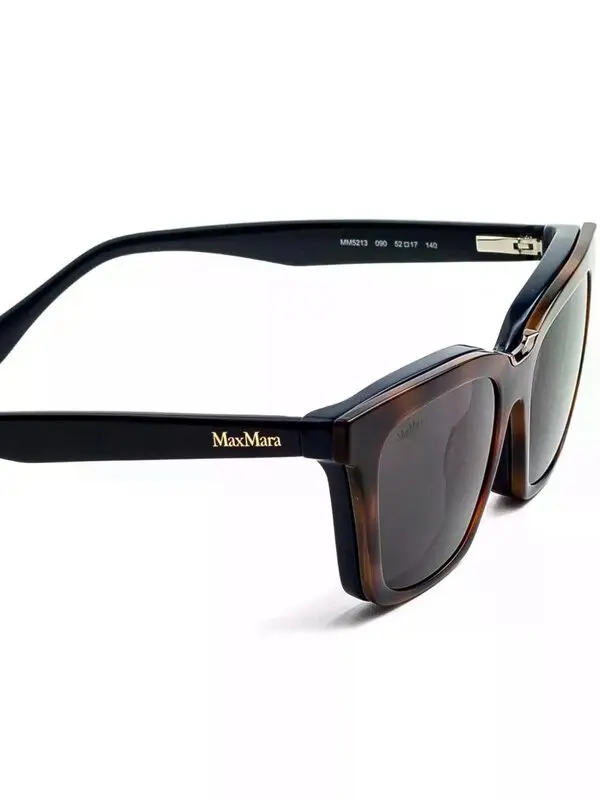 Max Mara Square-frame Glasses - Black