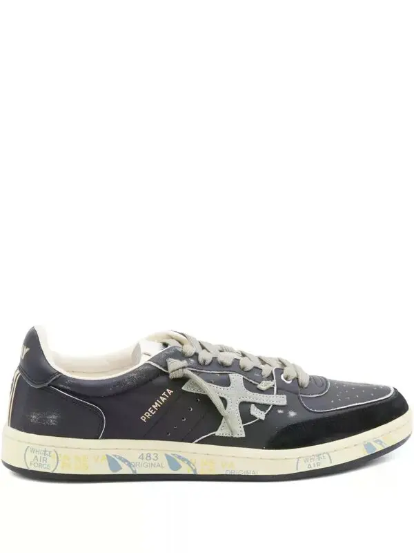 Premiata Basket Clay 6909 Lace-up Sneakers - Grey