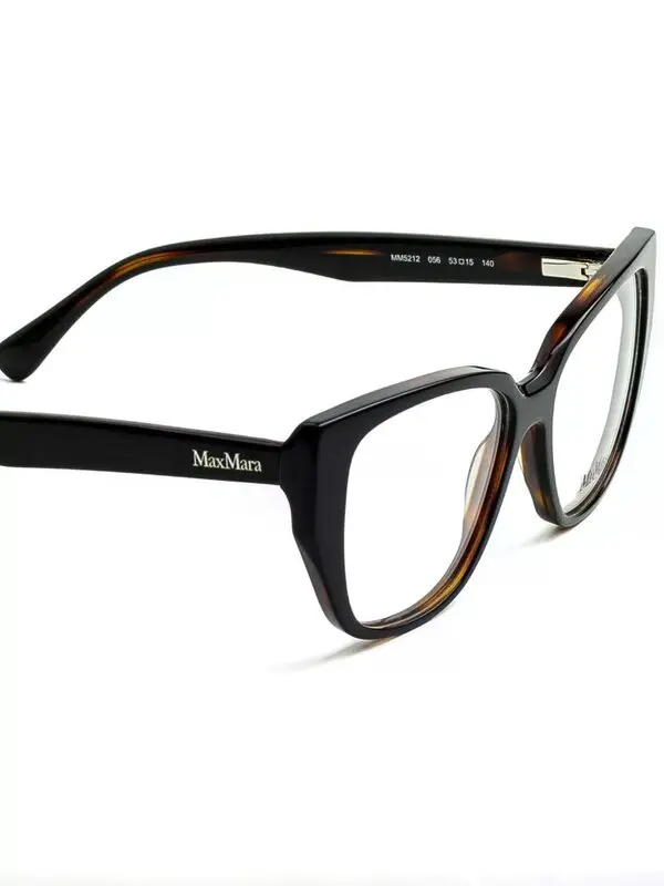 Max Mara Cat-eye Frame Tinted Sunglasses - Black