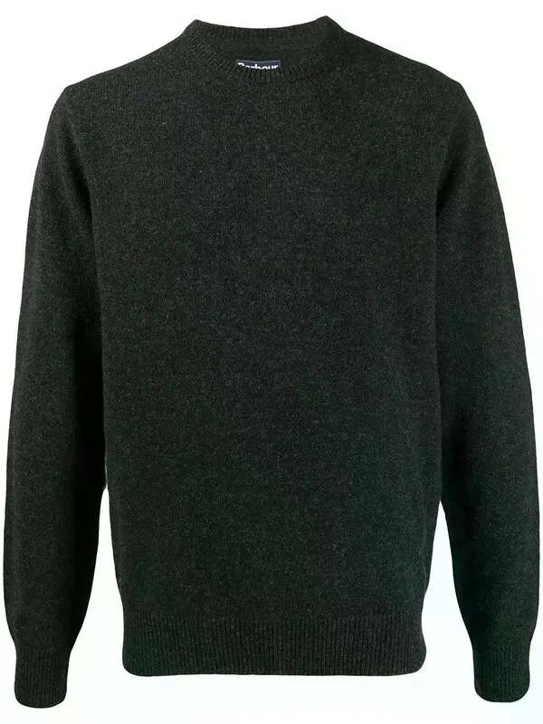 Barbour Patch Detail Crew Neck Jumper