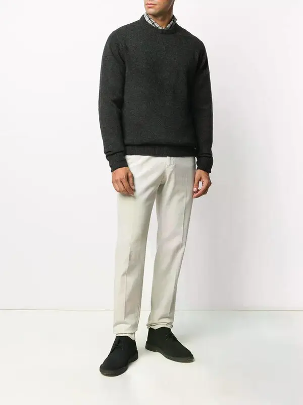 Barbour Patch Detail Crew Neck Jumper
